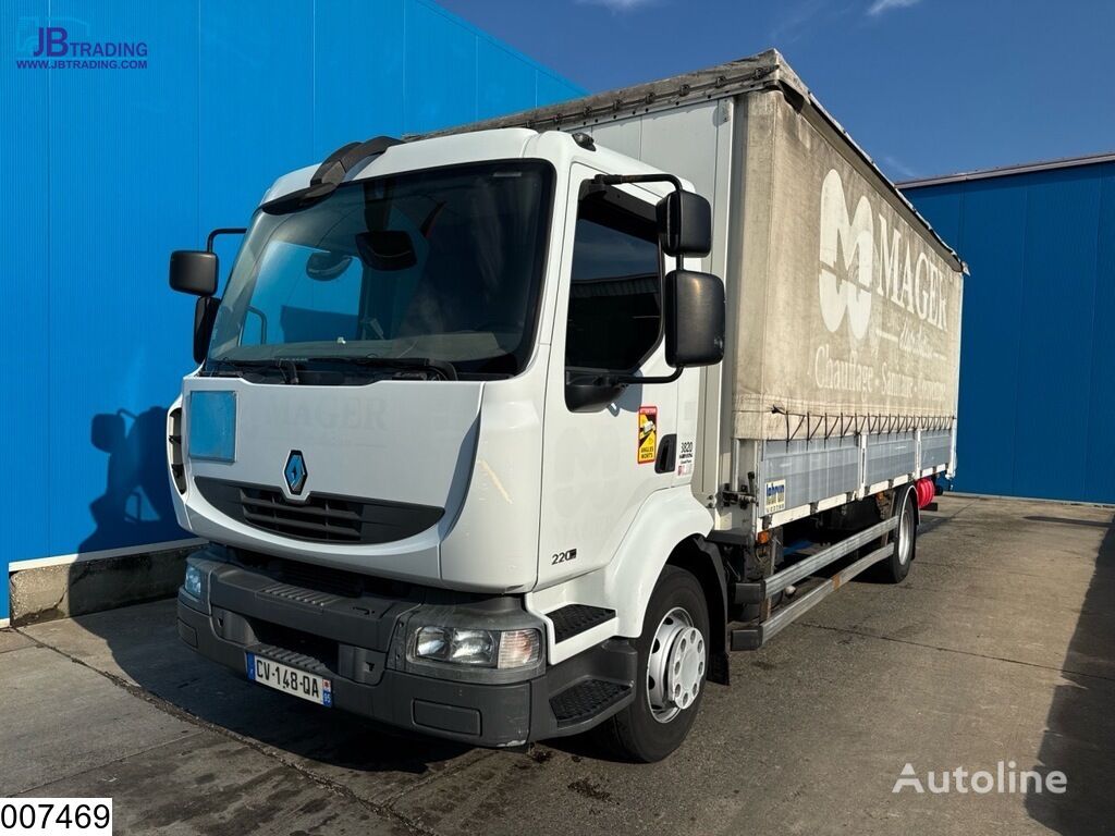 Renault Midlum 220 Dxi EURO 5, Manual, Dhollandia kamion sa klizna zavesa cerada