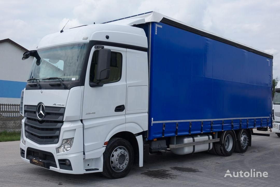 Mercedes-Benz ACTROS 2545 / FIRANKA / MEGA / AUTOMAT / EURO 6 kamion sa klizna zavesa cerada