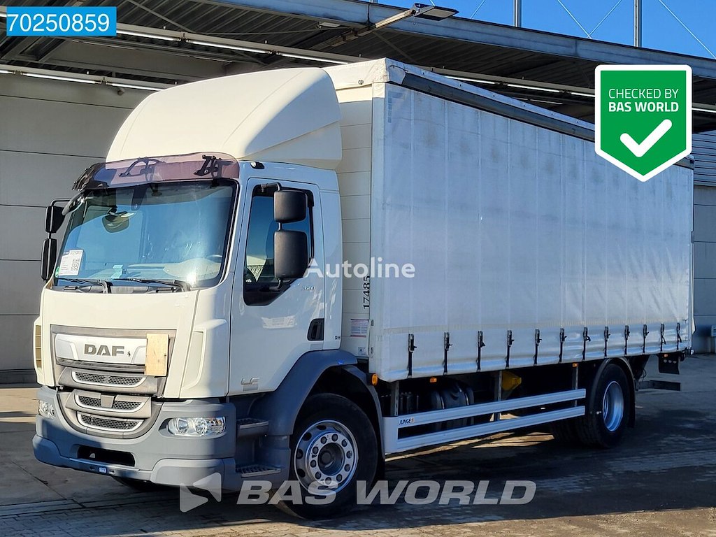 DAF LF 320 4X2 19tonner Curtainsider Ladebordwand ACC Euro 6 kamion sa klizna zavesa cerada