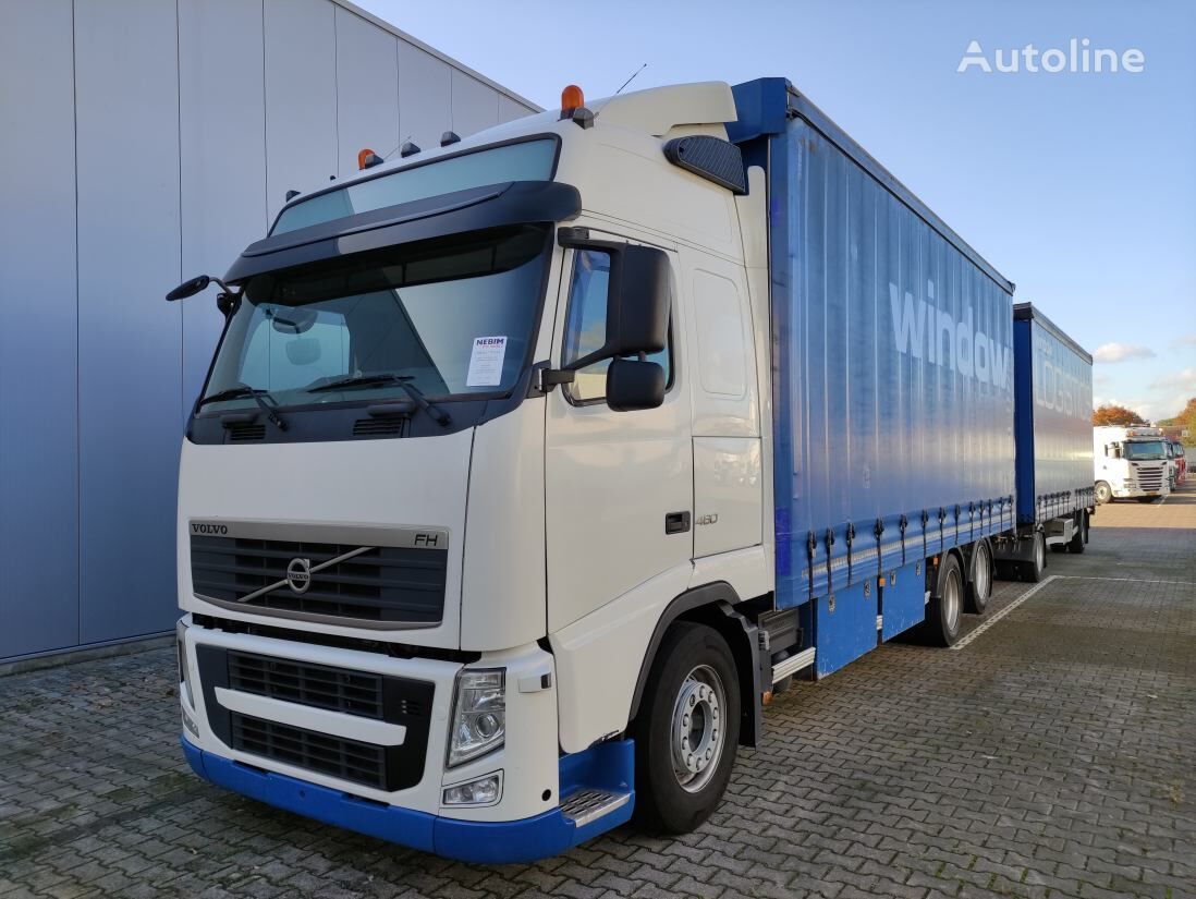 Volvo FH460 6x2 Euro 5 - Globetrotter complete combi kamion sa klizna zavesa cerada