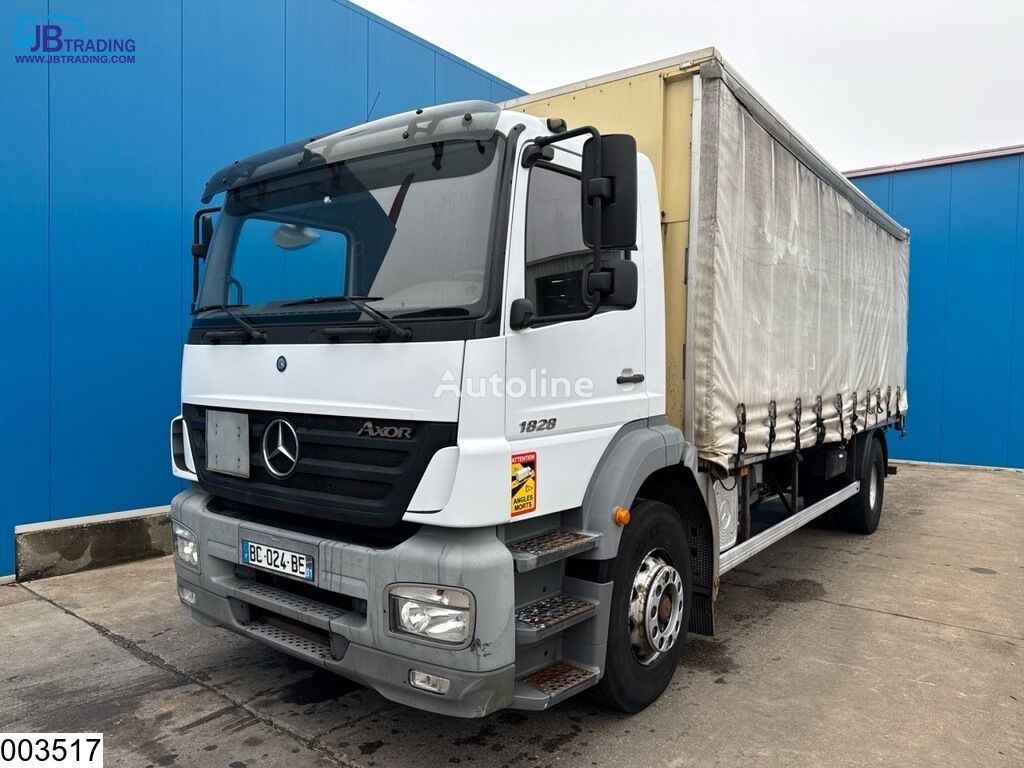 Mercedes-Benz Axor 1828 EURO 3, Manual, Steel Suspension kamion sa klizna zavesa cerada