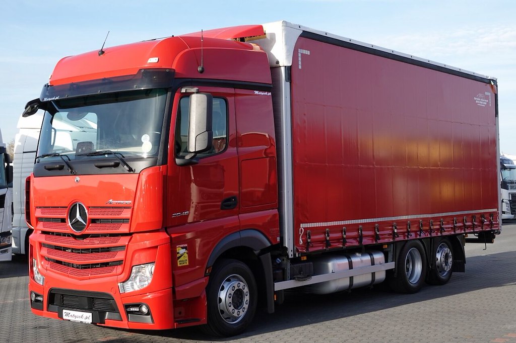 Mercedes-Benz ACTROS 25 480 kamion sa klizna zavesa cerada