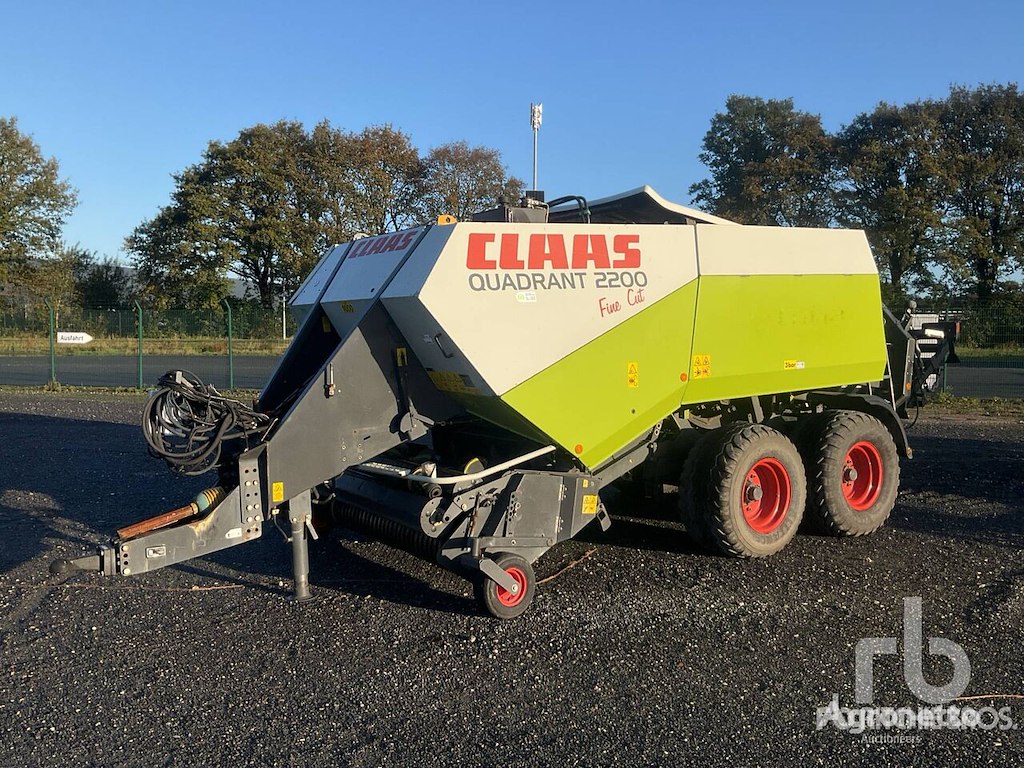 Prodaje se Claas QUADRANT 2200FC T/A Big balirku za četvrtaste bale na aukciji