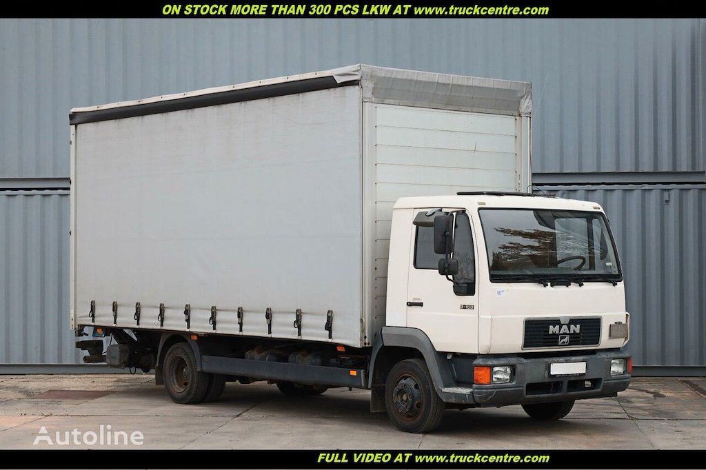 MAN L2000, 15 PALLETS, TAIL LIFT DUATEL (1000 KG) kamion s ceradom