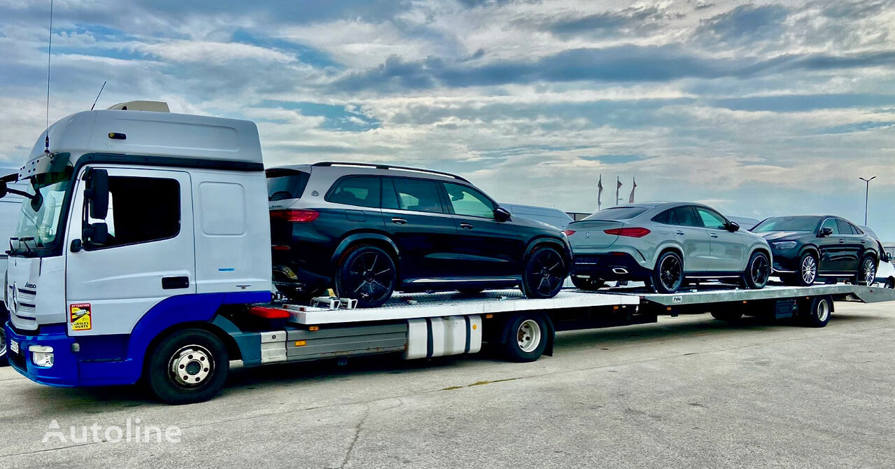 Mercedes-Benz Atego autotransporter + prikolica autotransportera