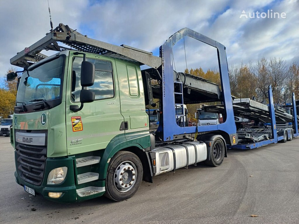 DAF + LOHR 2007 autotransporter + prikolica autotransportera