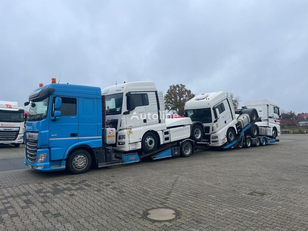 DAF XF 480FT autotransporter + prikolica autotransportera