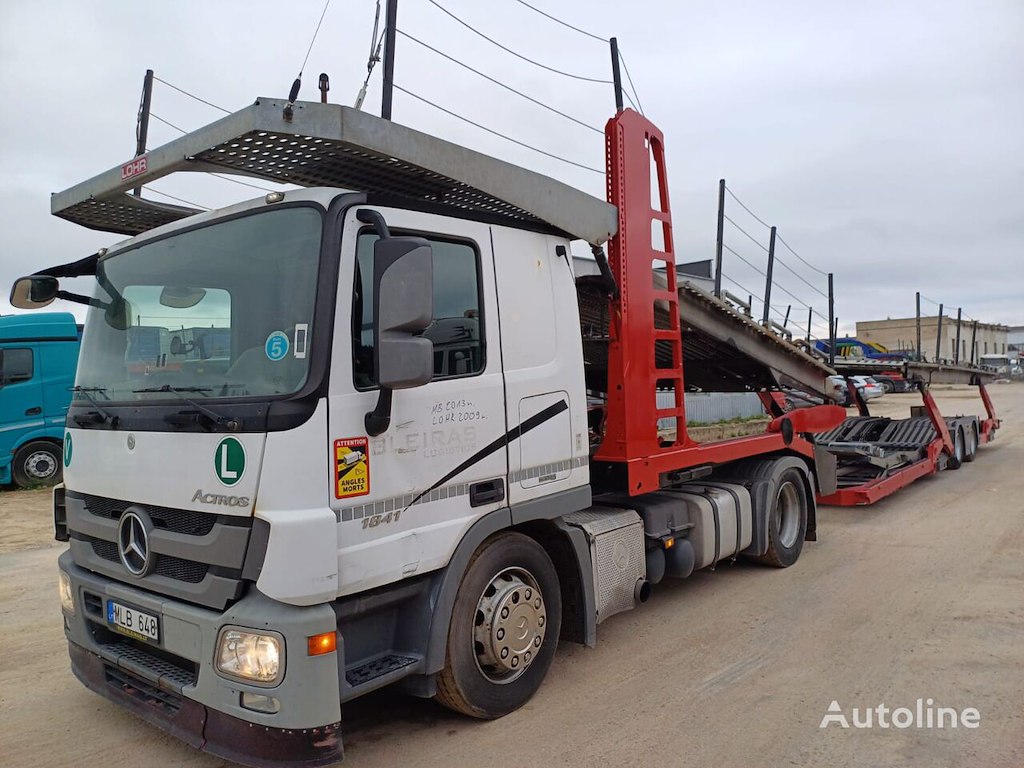 Mercedes-Benz ACTROS + LOHR 2009 autotransporter + prikolica autotransportera