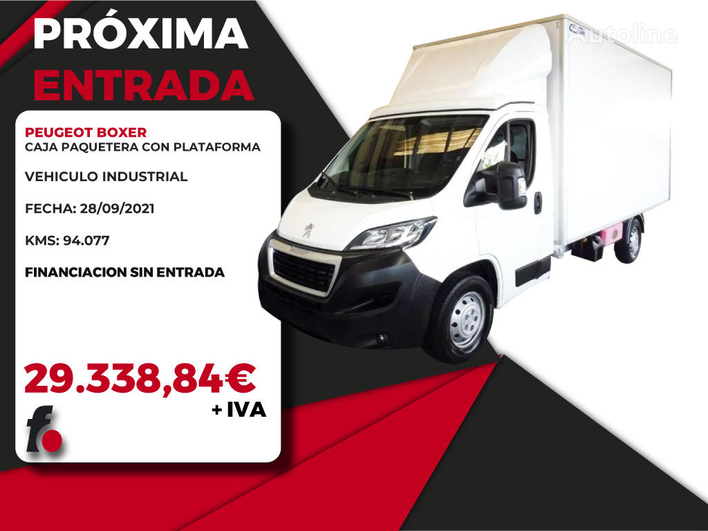 Peugeot Boxer Caja Paquetera Con Plataforma kamion platforma