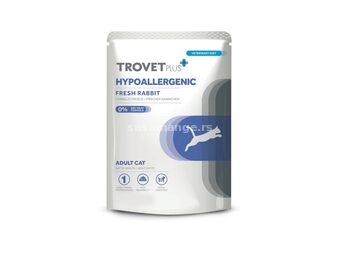 Trovet Plus Hypoallergenic kesica za mačke - zečetina 85g