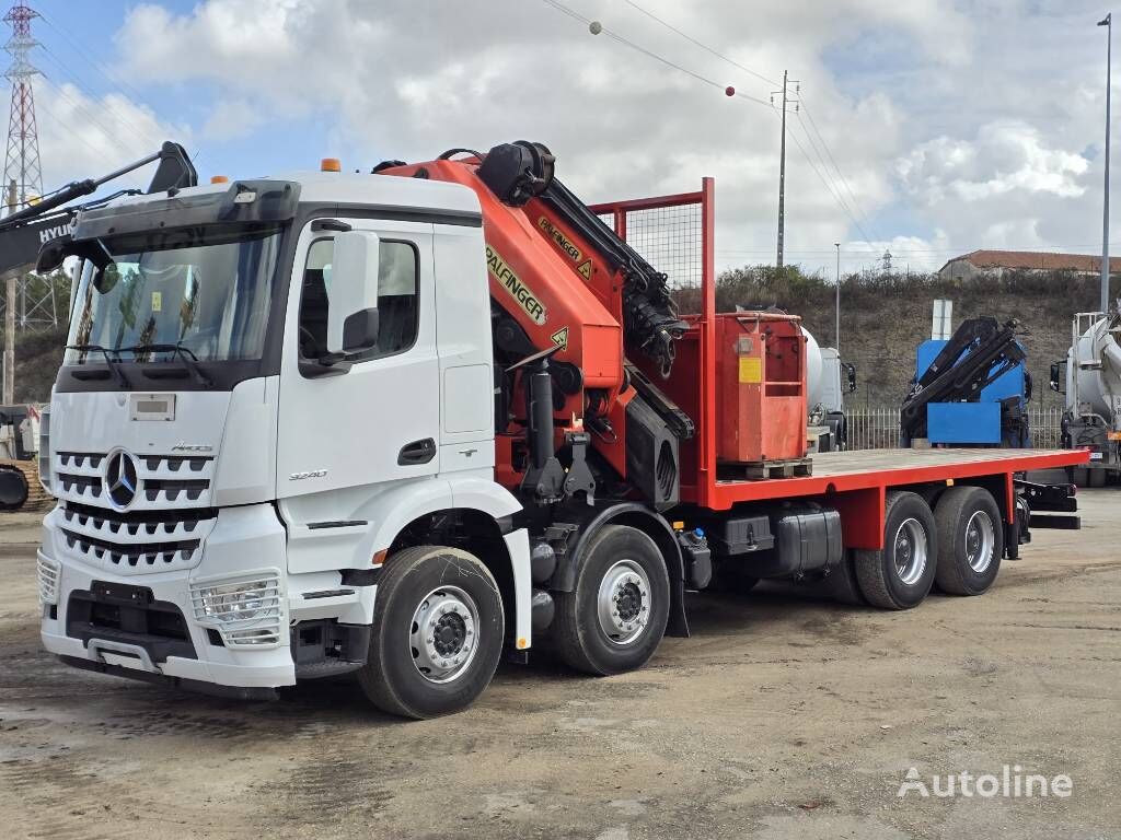 Mercedes-Benz Arocs 3240 8x4 Mola / Pneumática Palfinger PK54000 + JIB kamion platforma