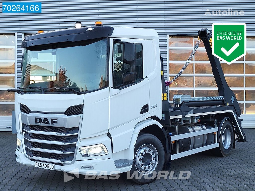 Novi DAF XD 410 4X2 14tons Hyva TS2014 TA Skiploader Remote GSR Euro 6 kamion autopodizač kontejnera