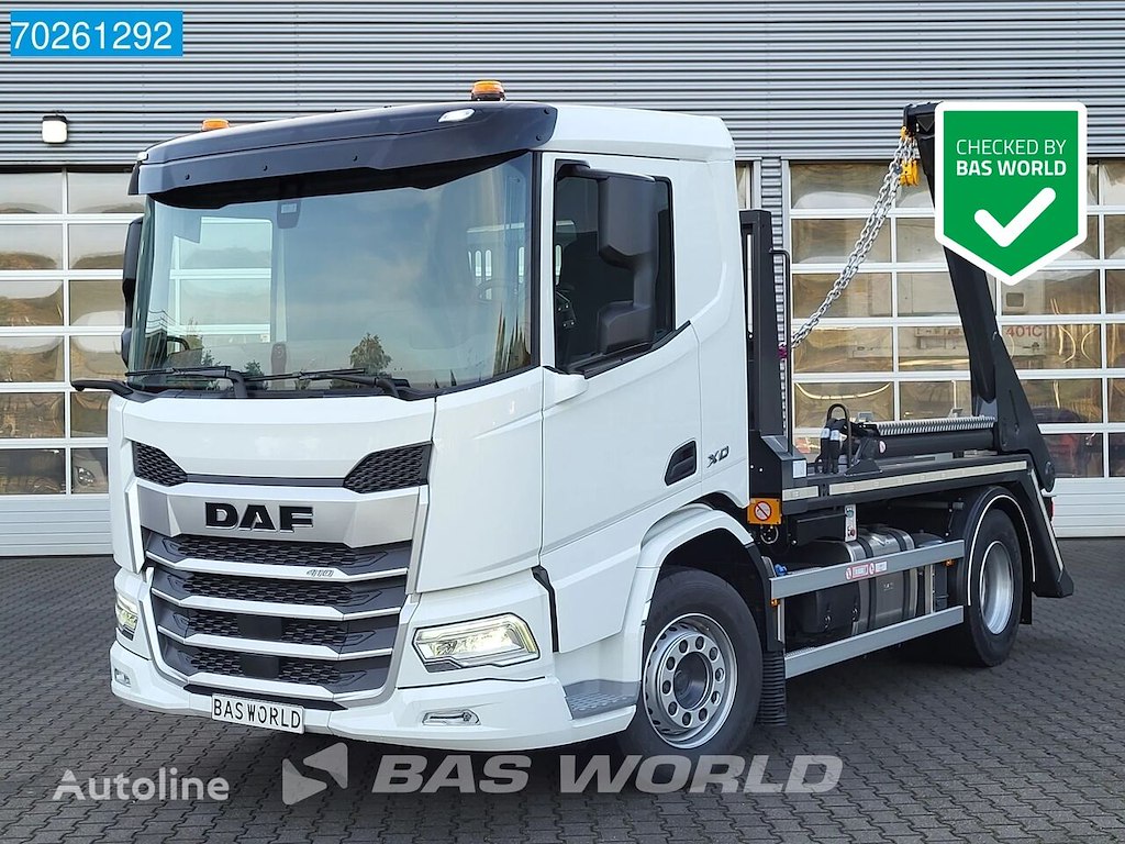 Novi DAF XD 410 4X2 14Tons VDL Skiploader Remote control ACC LED Euro 6 kamion autopodizač kontejnera