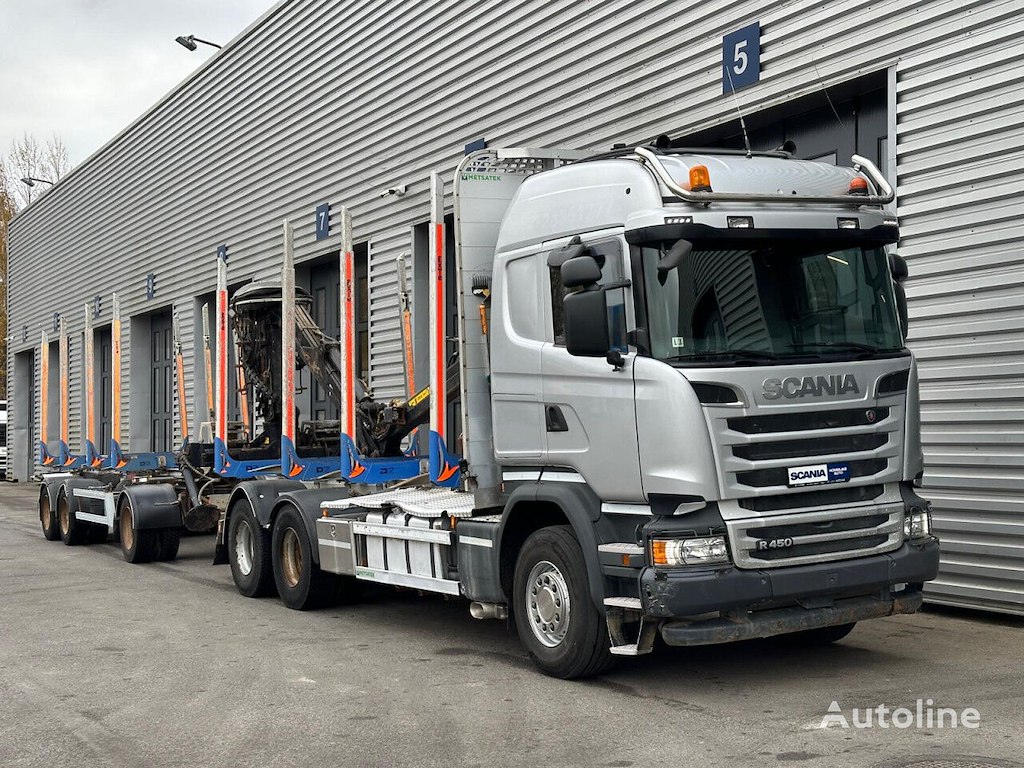 Scania R 450 CB6x4HHA kamion za prevoz drva