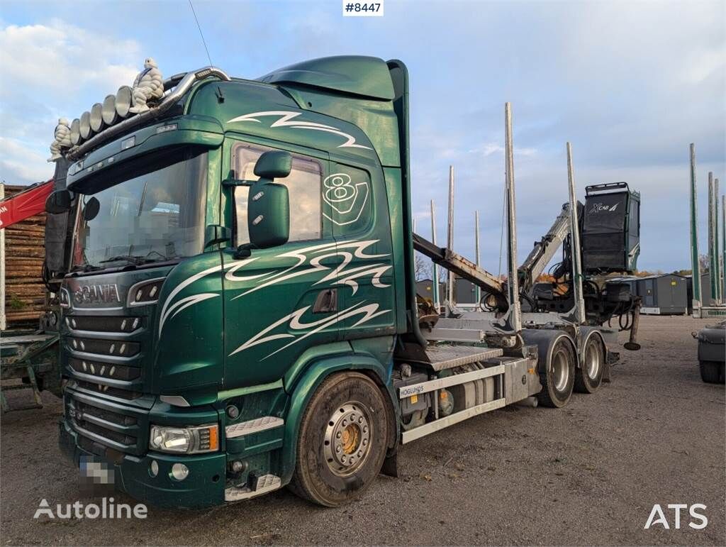 Scania R580LB 6X4 HNB kamion za prevoz drva