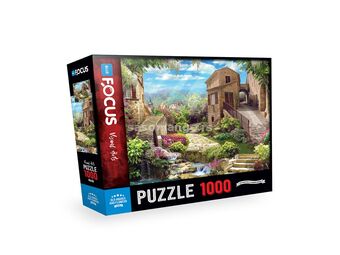 BLUE FOCUS Puzzle Kuća u cveću- 1.000 delova