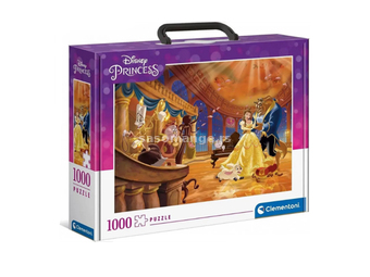 Slagalica 1000kom Kofer Lepotica i zver Disney Clementoni 56420