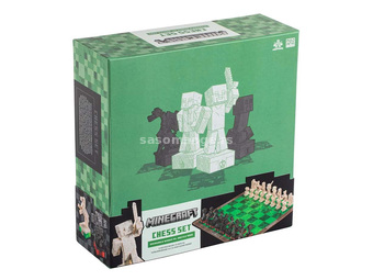 Minecraft - Overworld Heroes VS. Hostile Mobs Chess Set