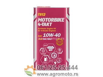 Motorno ulje MANNOL Motorbike 4-Takt 10W-40 7812 1L