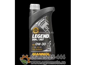 Motorno ulje LEGEND 504/507 MANNOL 0W-30 7730 1L