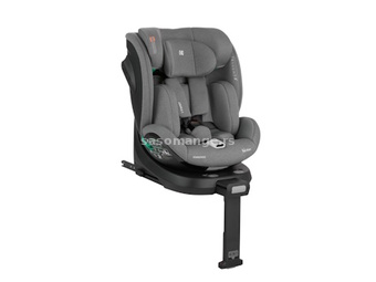 KikkaBoo Autosedište 40-150 cm I-Twist I-SIZE ISOFIX sa potpornom nogom Dark Grey (KKB51045)