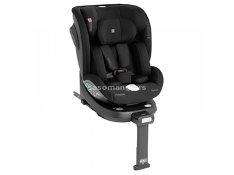 KikkaBoo Autosedište 40-150 cm I-Twist I-SIZE ISOFIX sa potpornom nogom Black (KKB51044)