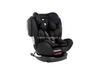 KikkaBoo Autosedište 0-1-2-3 (0-36 kg) 4 Fix DOUBLE ISOFIX Black (KKB70084)