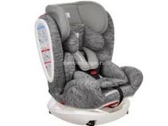 KikkaBoo Autosedište 0-1-2-3 (0-36 kg) 4 Fix DOUBLE ISOFIX Grey (KKB70015)