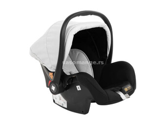 KikkaBoo Autosedište 0+ (0-13 kg) Amaia Light Grey (KKB90117)