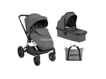 KikkaBoo Kolica Kara 2in1 set sa tvrdom korpom Grey (KKB23142)