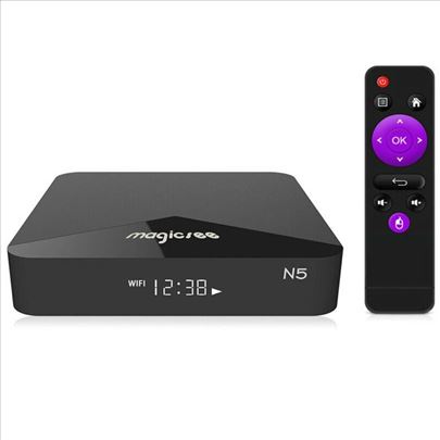 Magicsee N5 android box Kodi STBemu ubačeni akcija