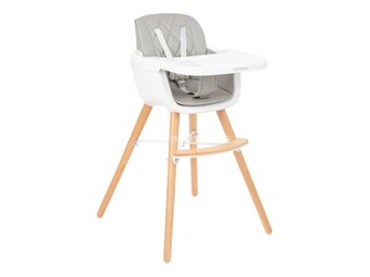 KikkaBoo hranilica Woody 2in1 grey (KKB11082)