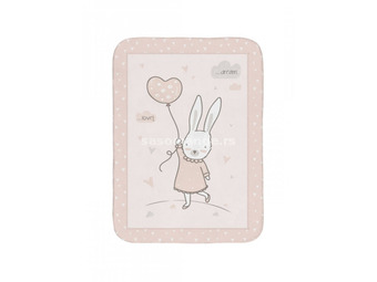 KikkaBoo Super soft baby ćebence 80x110 Rabbits in Love (KKB21133)