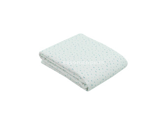 KikkaBoo Dvoslojno baby ćebence od muslina 100x100 Dots Blue (KKB11065)