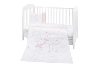 KikkaBoo Posteljina navlaka 3 pcs Hippo Dreams (KKB30140)