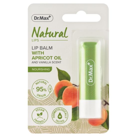 Dr. Max Natural balzam za usne kajsija 4,8g