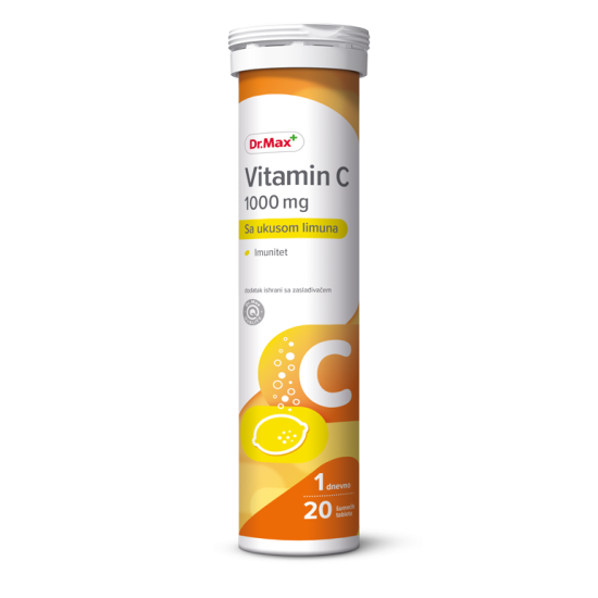 Dr. Max Vitamin C 1000 mg 20 šumećih tableta