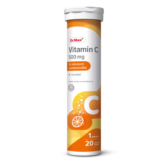 Dr. Max Vitamin C 500 mg 20 šumećih tableta