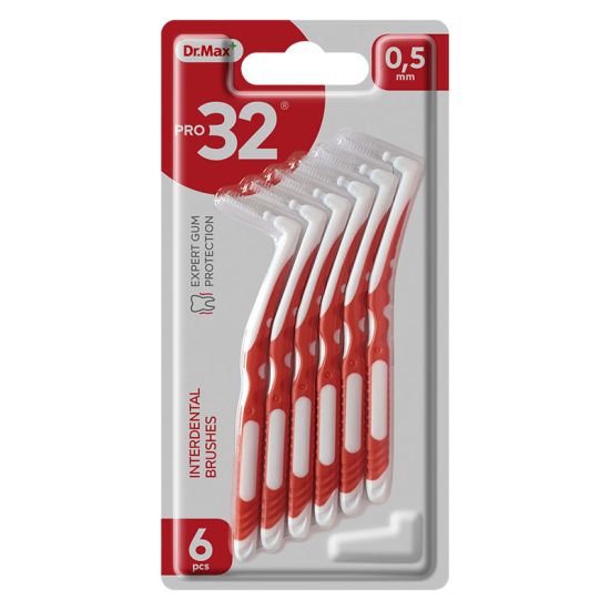 Dr. Max PRO32® Interdentalne četkice 0.5 mm, 6 komada