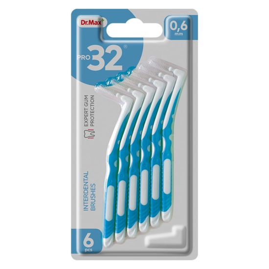 Dr. Max PRO32® Interdentalne četkice 0.6 mm, 6 komada