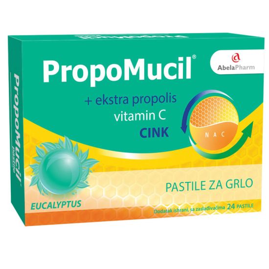 PropoMucil eukaliptus 24 pastile