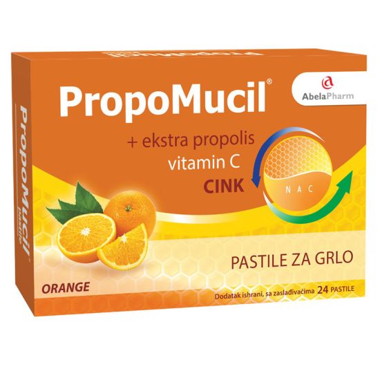 PropoMucil pomorandža 24 pastile