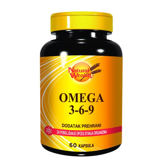 Natural Wealth Omega 3-6-9 60 mekih kapsula