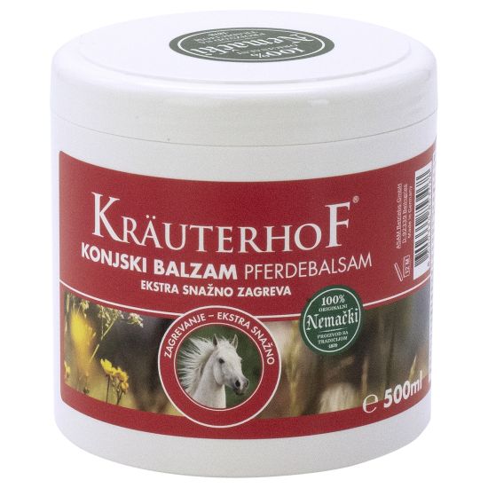 Krauterhof Konjski balzam sa efektom toplote-ekstra jak 500ml