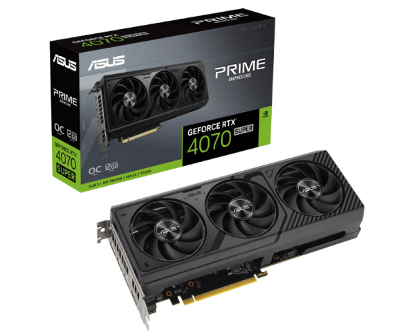 ASUS NVIDIA GEFORCE RTX 4070 SUPER 12GB 192BIT PRIME-RTX4070S-O12G GRAFIČKA KARTA