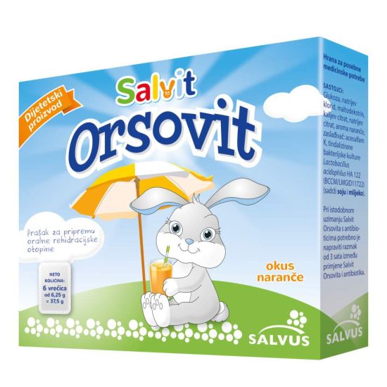 Salvit Orsovit prašak za nadoknadu elektrolita 6 kesica