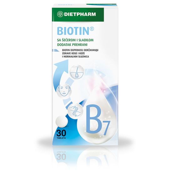 Dietpharm Biotin, 30 tableta