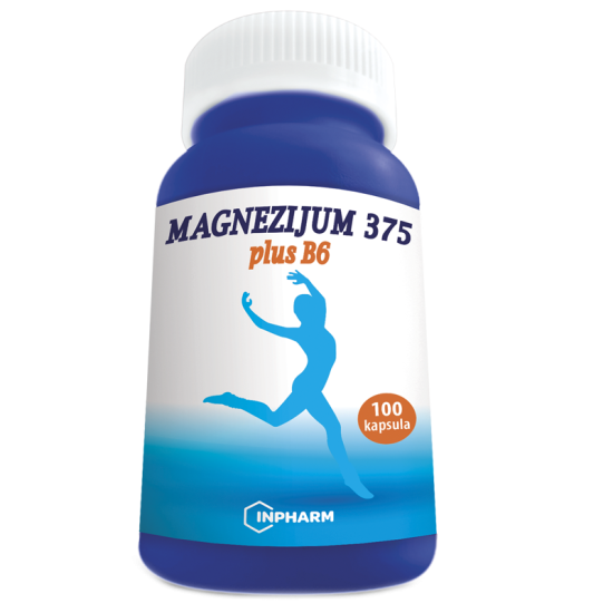 Magnezijum 375 plus B6 100 kapsula