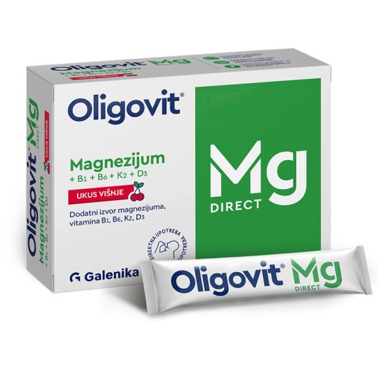 Oligovit® Mg Direkt ukus višnje 14 kesica