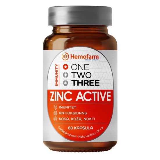 One Two Three Zinc Active 60 kapsula